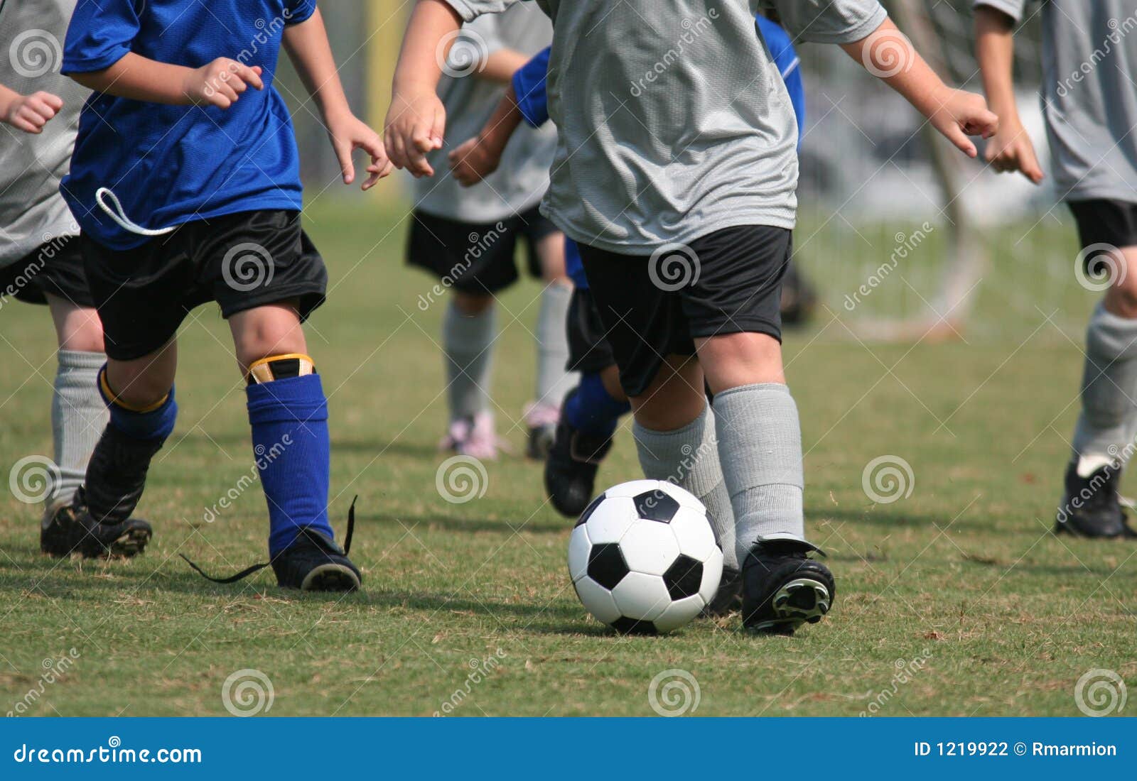 Kids Soccer Football - Little Goalkeeper In Green Goalkeeper Jersey At ...