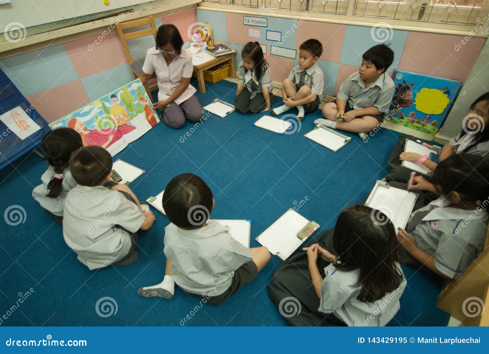 Young Kids Student Study in Classroom Editorial Image - Image of friend ...