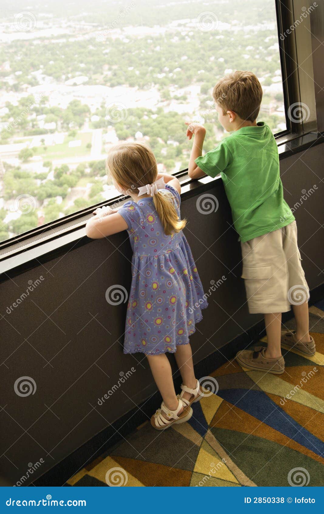 Young kids at window. stock photo. Image of full, texas - 2850338