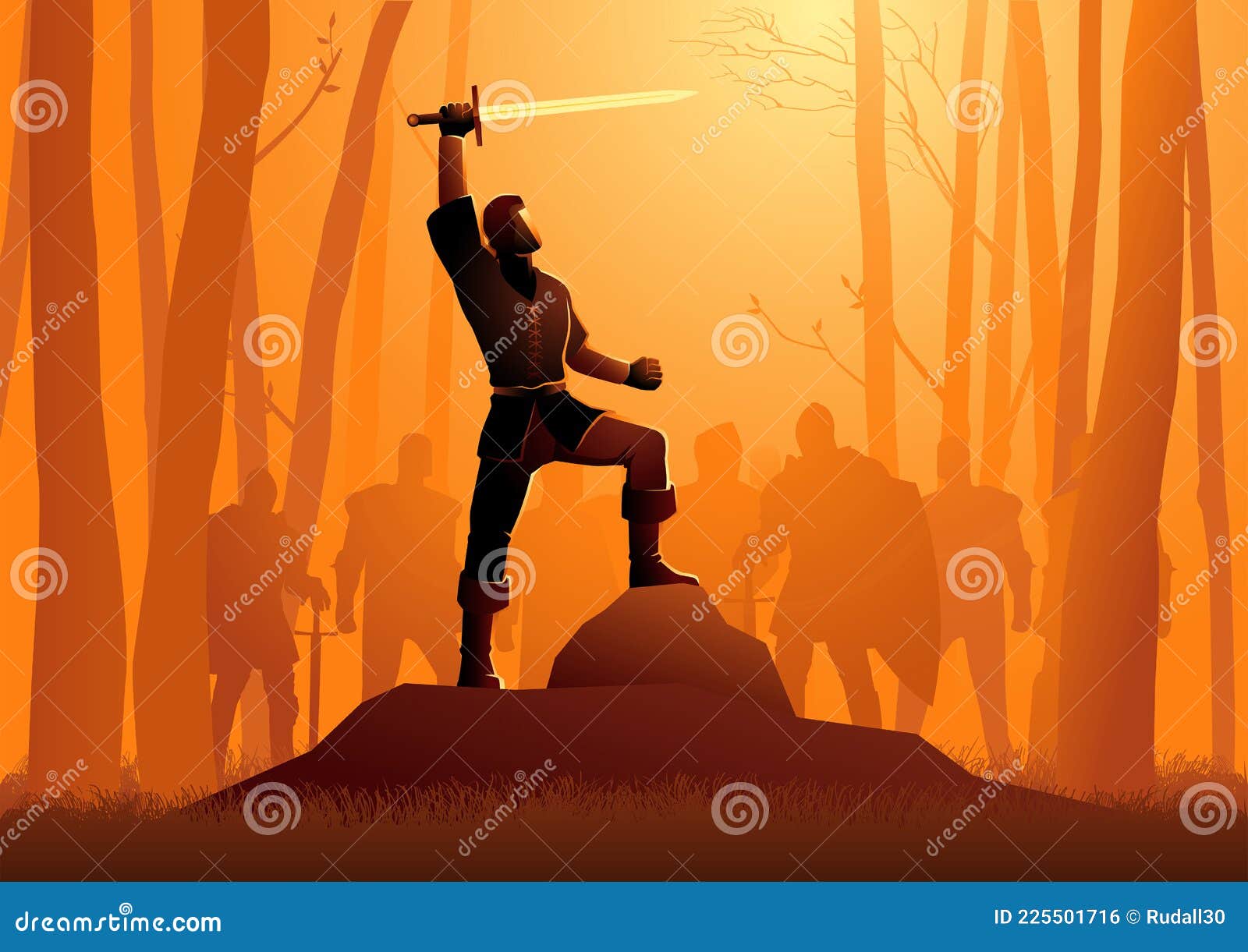 Excalibur Cartoon Vector | CartoonDealer.com #78499695