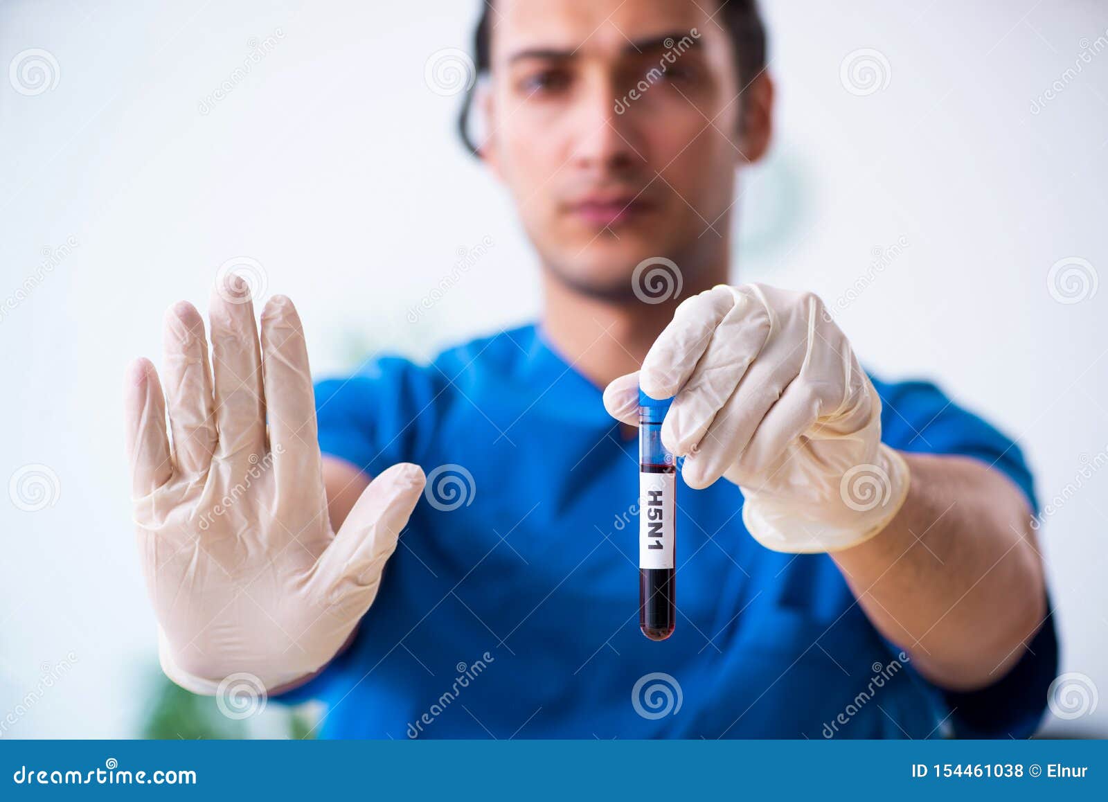 Young Lab Assistant Testing Blood Samples in Hospital Stock Photo ...