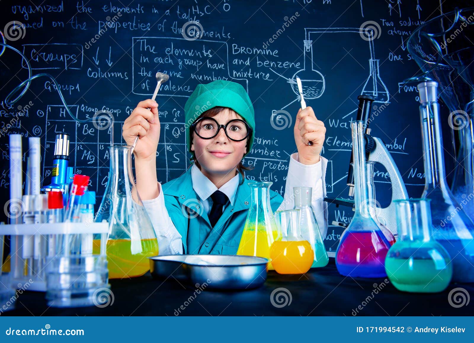 Young laboratory assistant stock photo. Image of college - 171994542