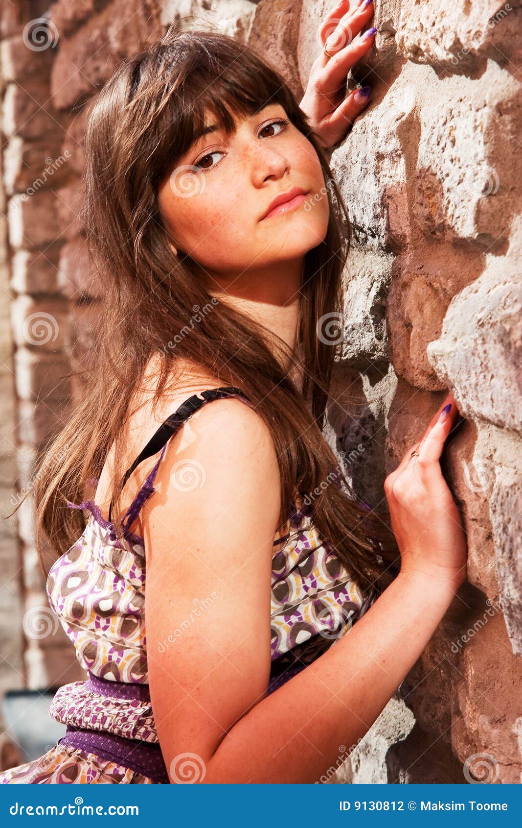Young lady stock photo. Image of hair, brown, care, cute - 9130812
