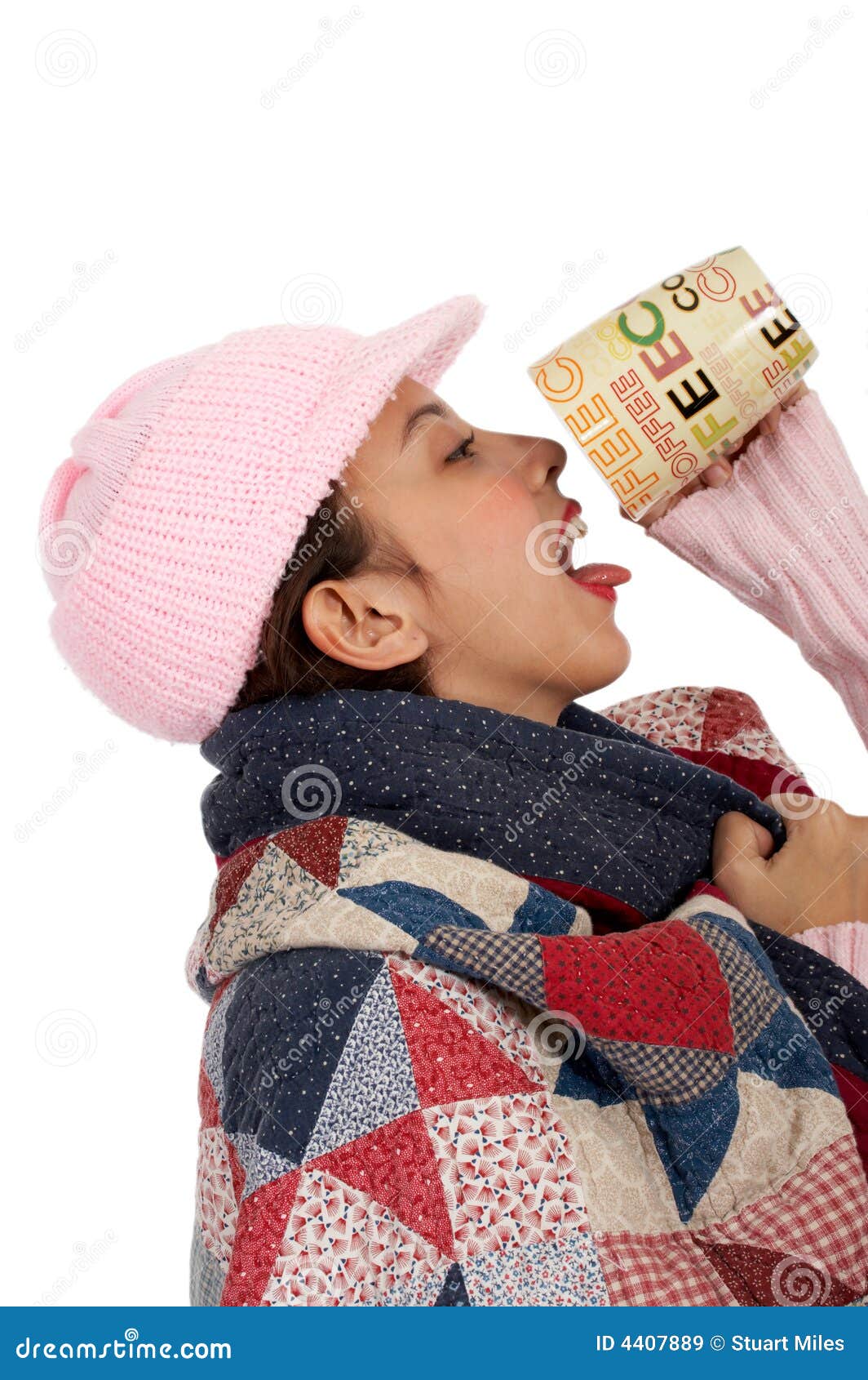 Young lady catching stock image. Image of white, sideview - 4407889