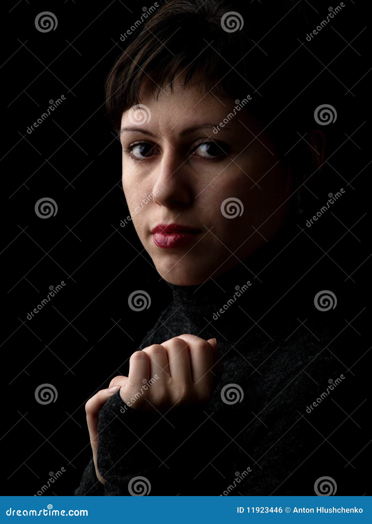 Young Lady Classic Portrait Stock Photo - Image of caucasian, beautiful ...
