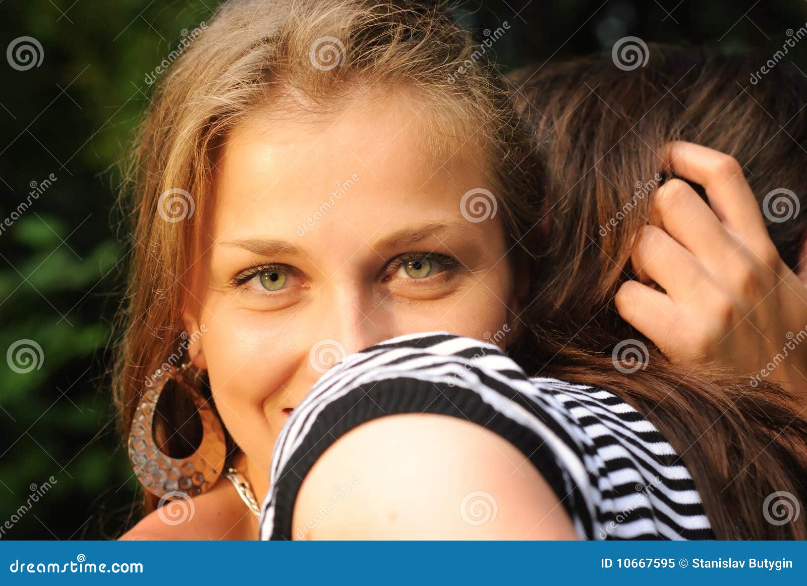 Young lady close-up stock image. Image of love, sight - 10667595