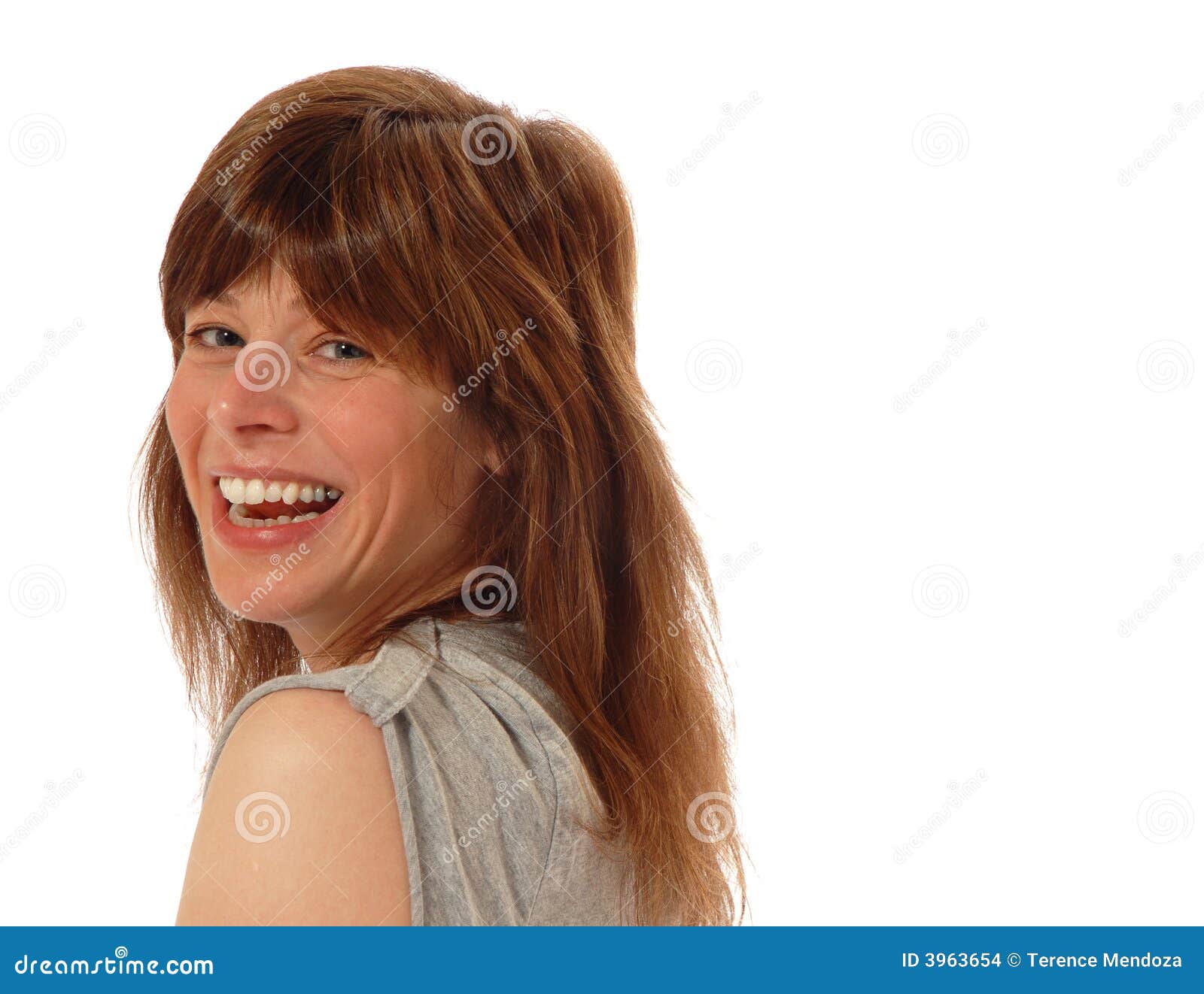 Young lady laughing stock photo. Image of beautiful, lovely - 3963654