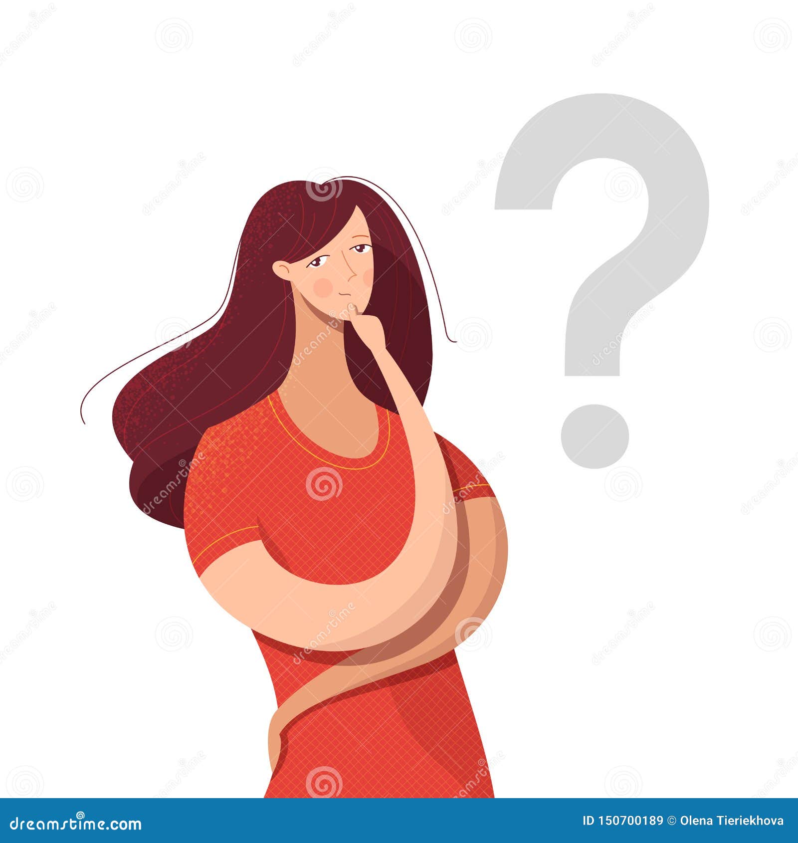 Clipart Making A Decision Cartoon