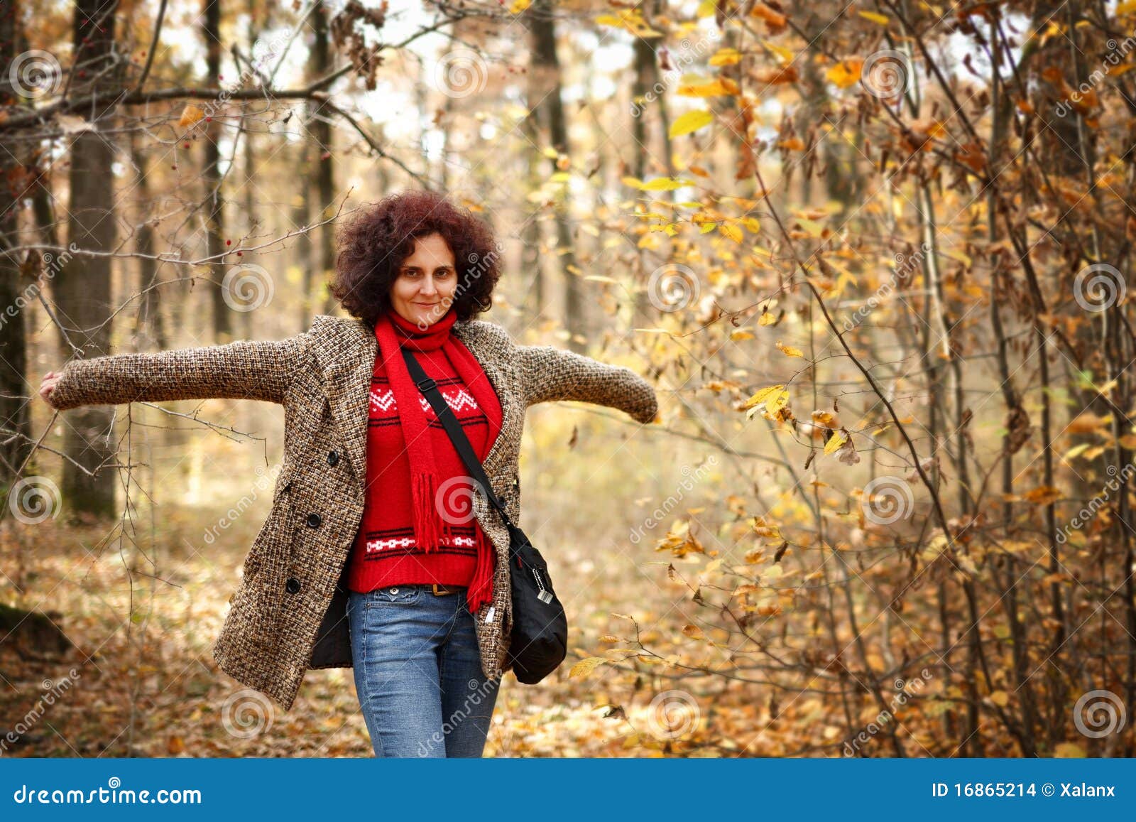 Young lady outdoor stock photo. Image of color, female - 16865214
