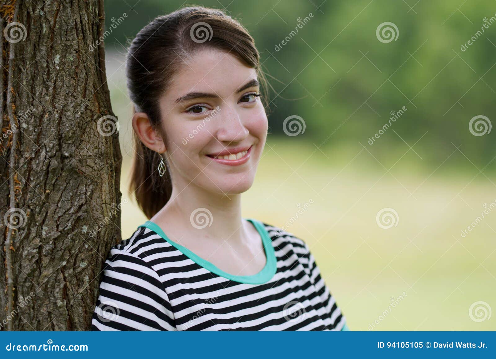 Young Lady Outside Portrait Stock Image - Image of portrait, lady: 94105105
