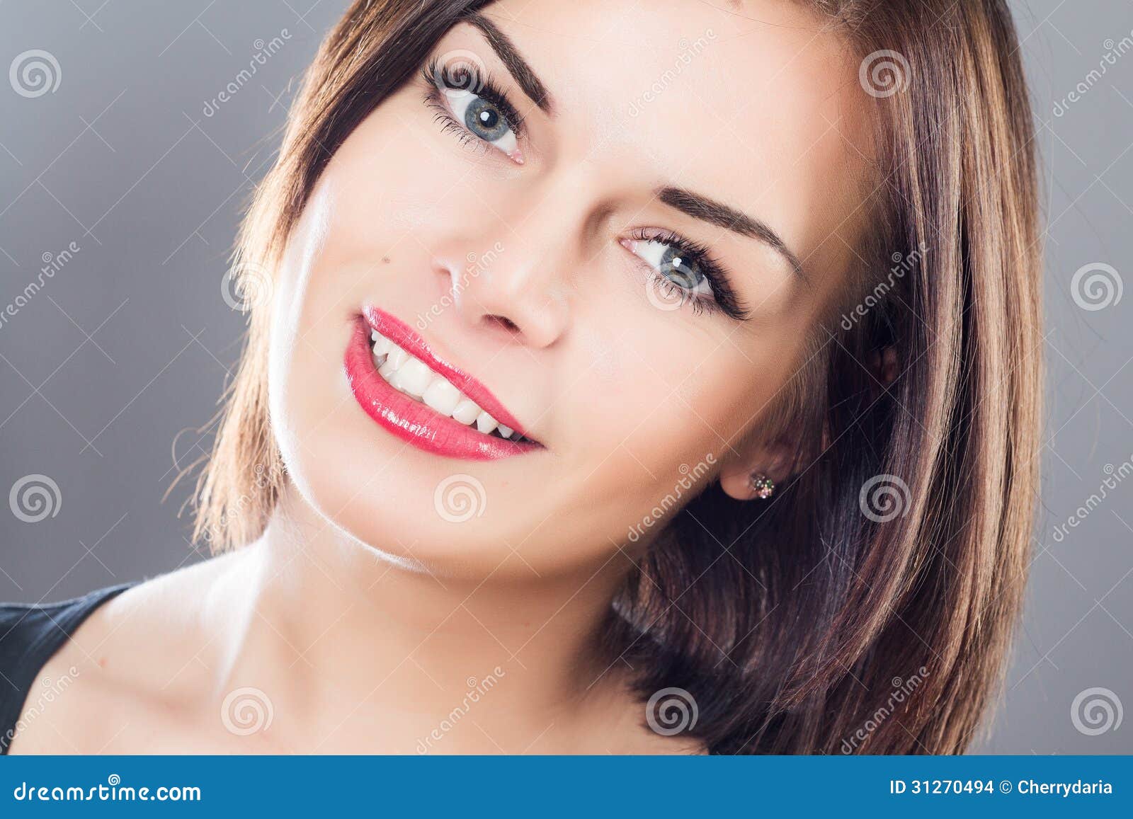 Young Lady with Perfect Look Stock Photo - Image of manicure, european ...