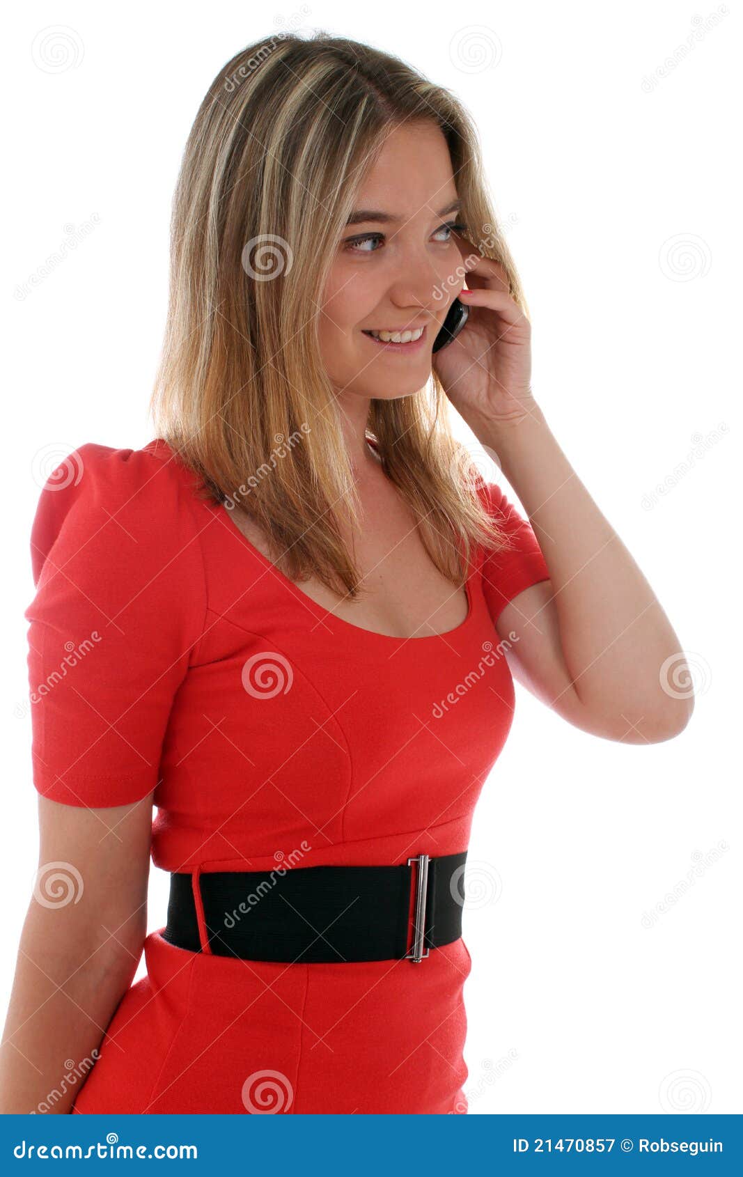 Young lady on the phone stock image. Image of phone, european - 21470857
