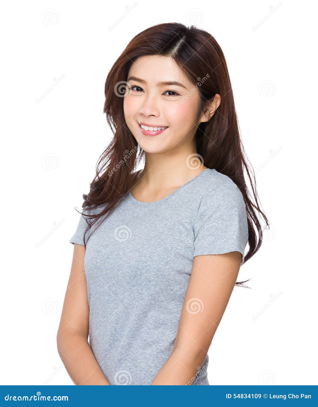Young lady portrait stock image. Image of nice, friendly - 54834109