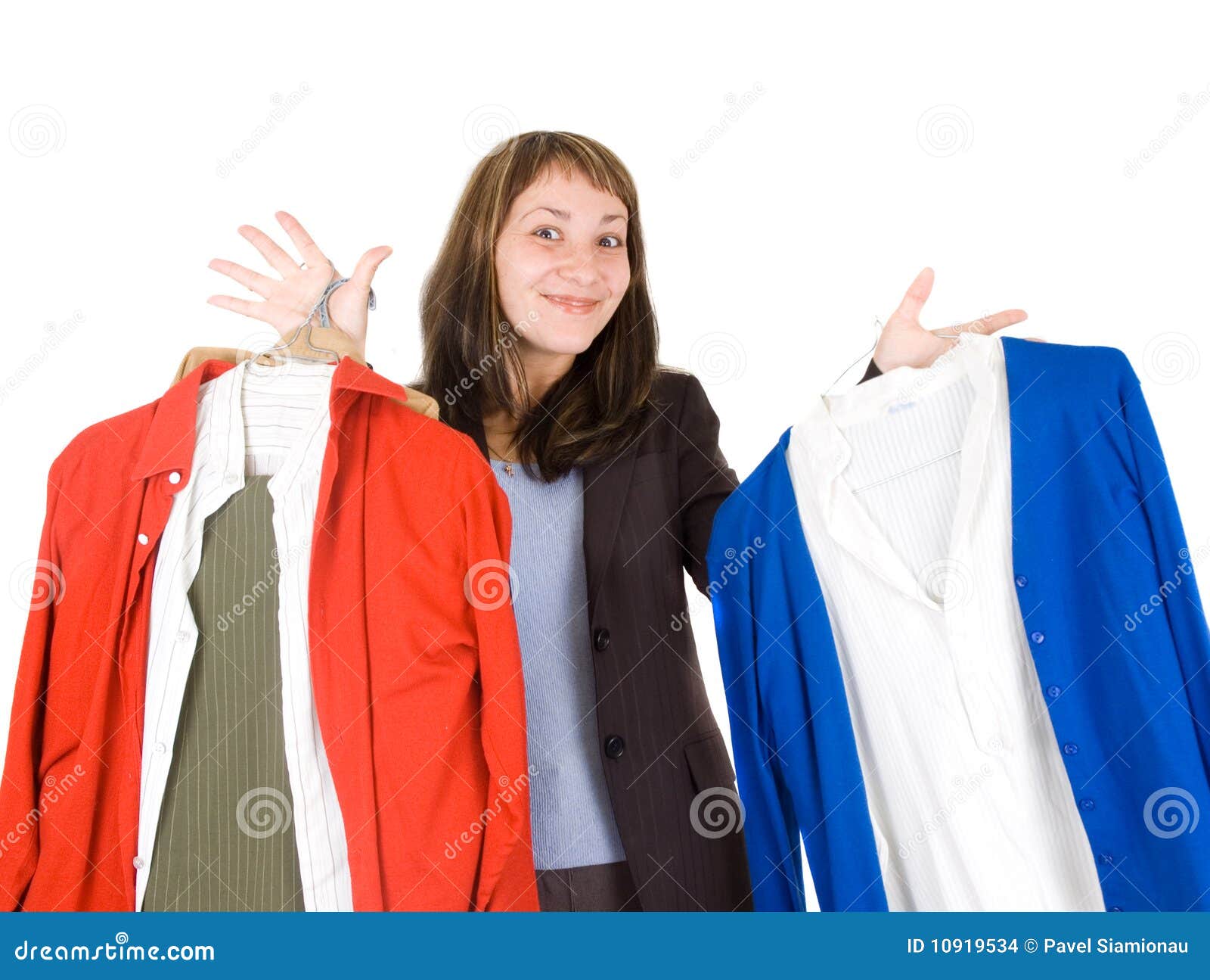 Young Lady Purchasing Clothes Stock Photo - Image of hand, modern: 10919534