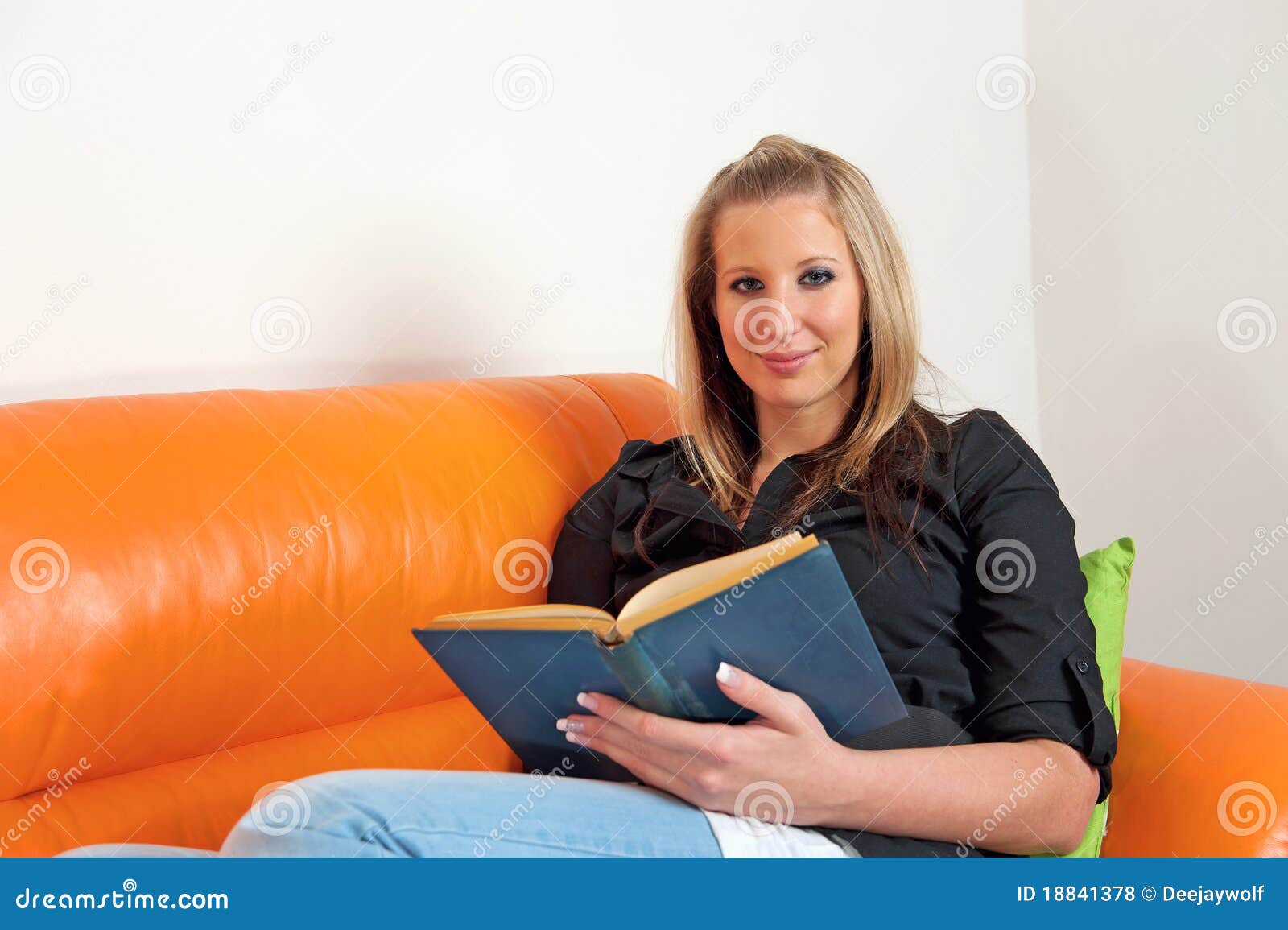 Young Lady Reading an Old Book Stock Photo - Image of life, attractive ...