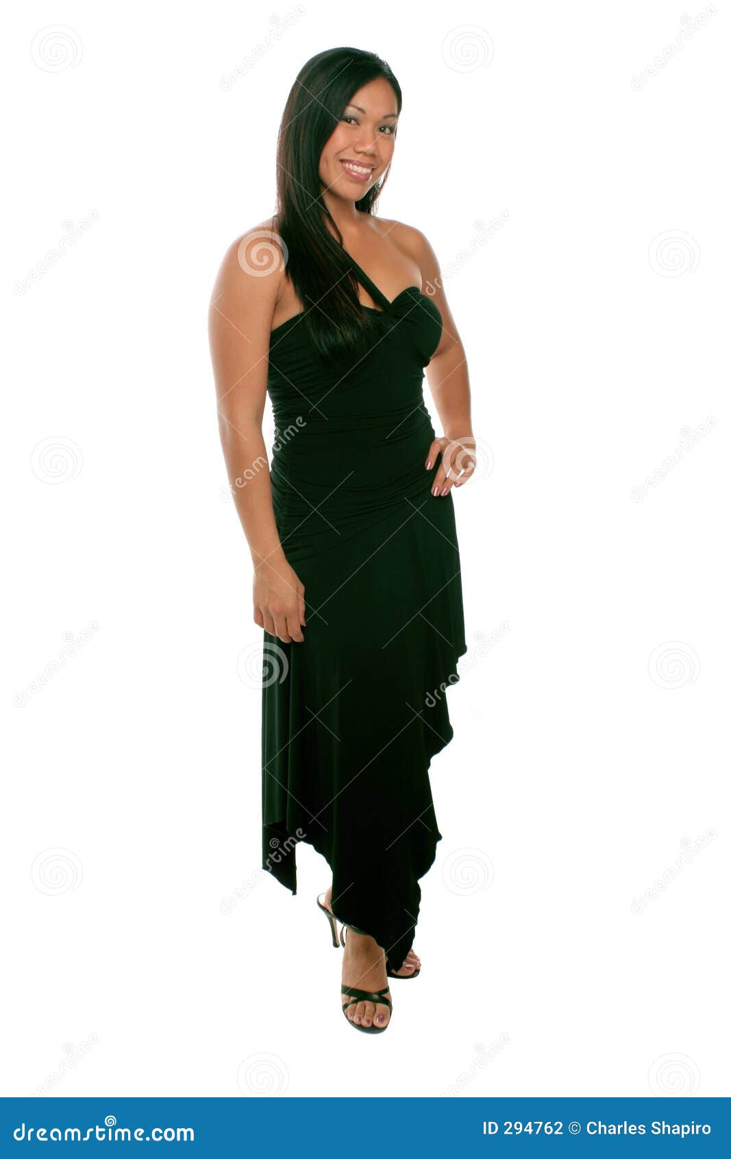 Young lady standing out stock photo. Image of face, dress - 294762