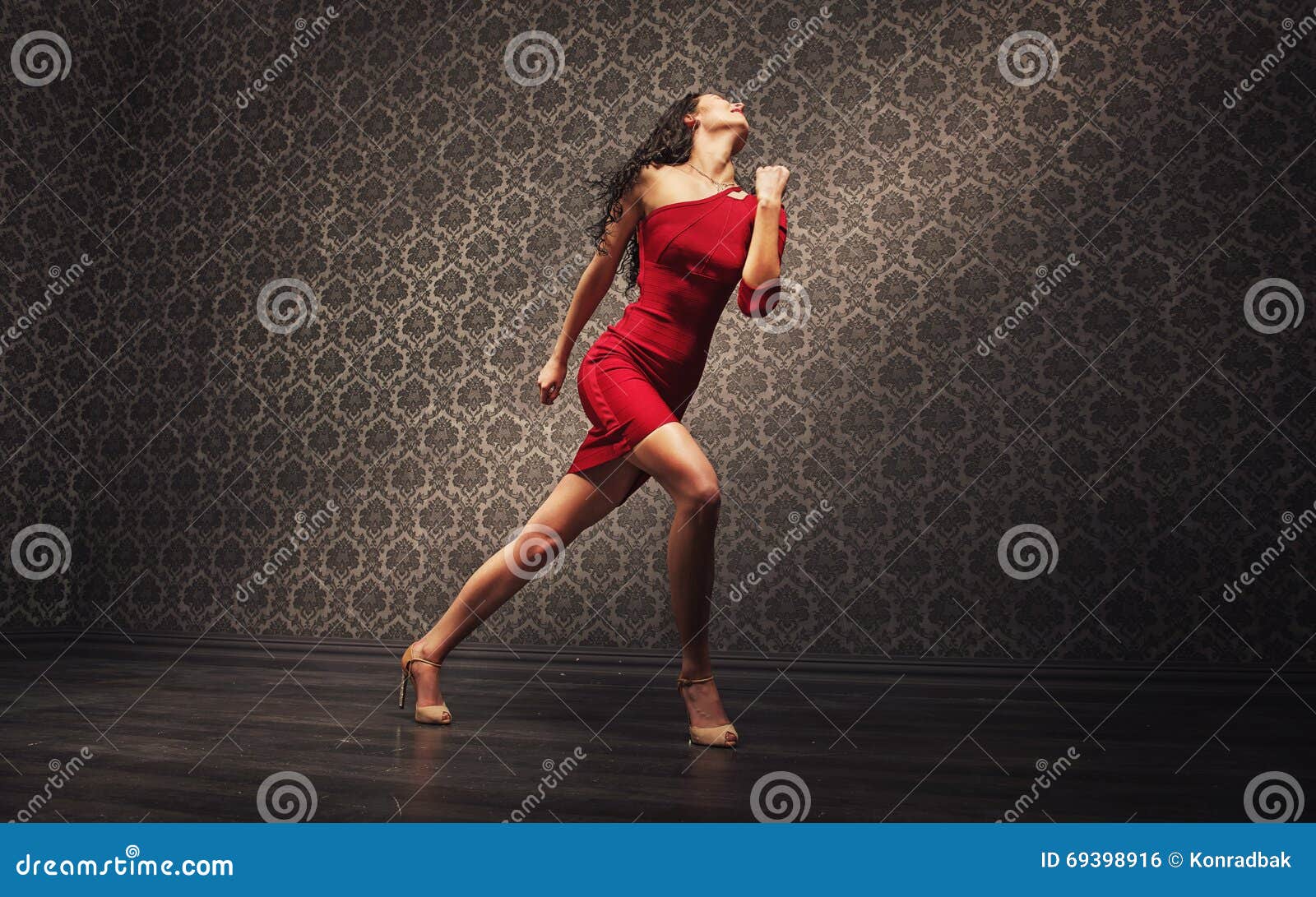 Young Latin Dancer Practicing Alone Stock Photo - Image of latin ...