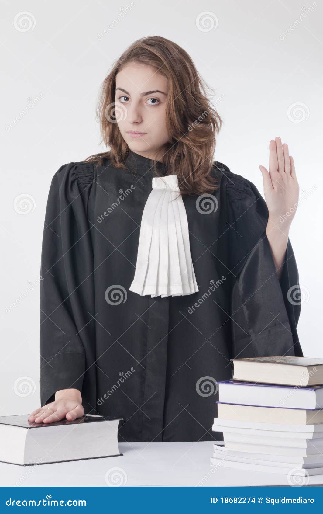 Young lawyer stock photo. Image of pretty, hand, judge - 18682274