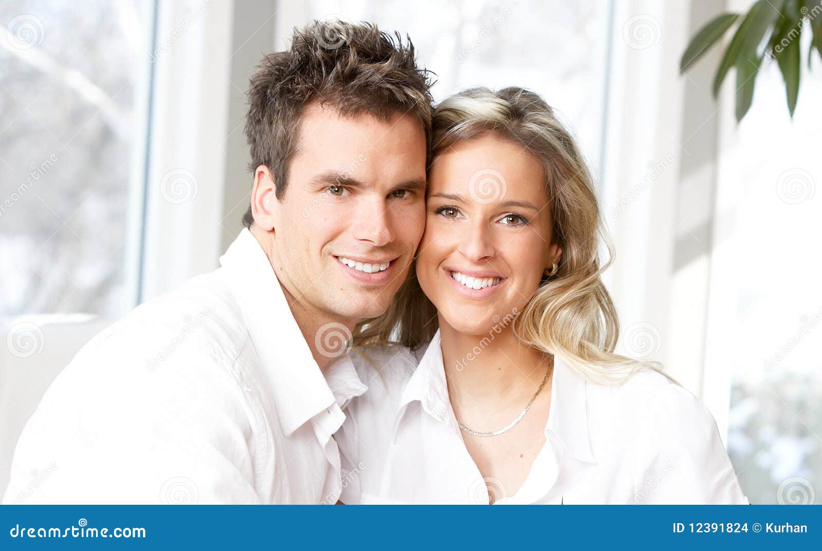 Young love couple stock photo. Image of portrait, lover - 12391824