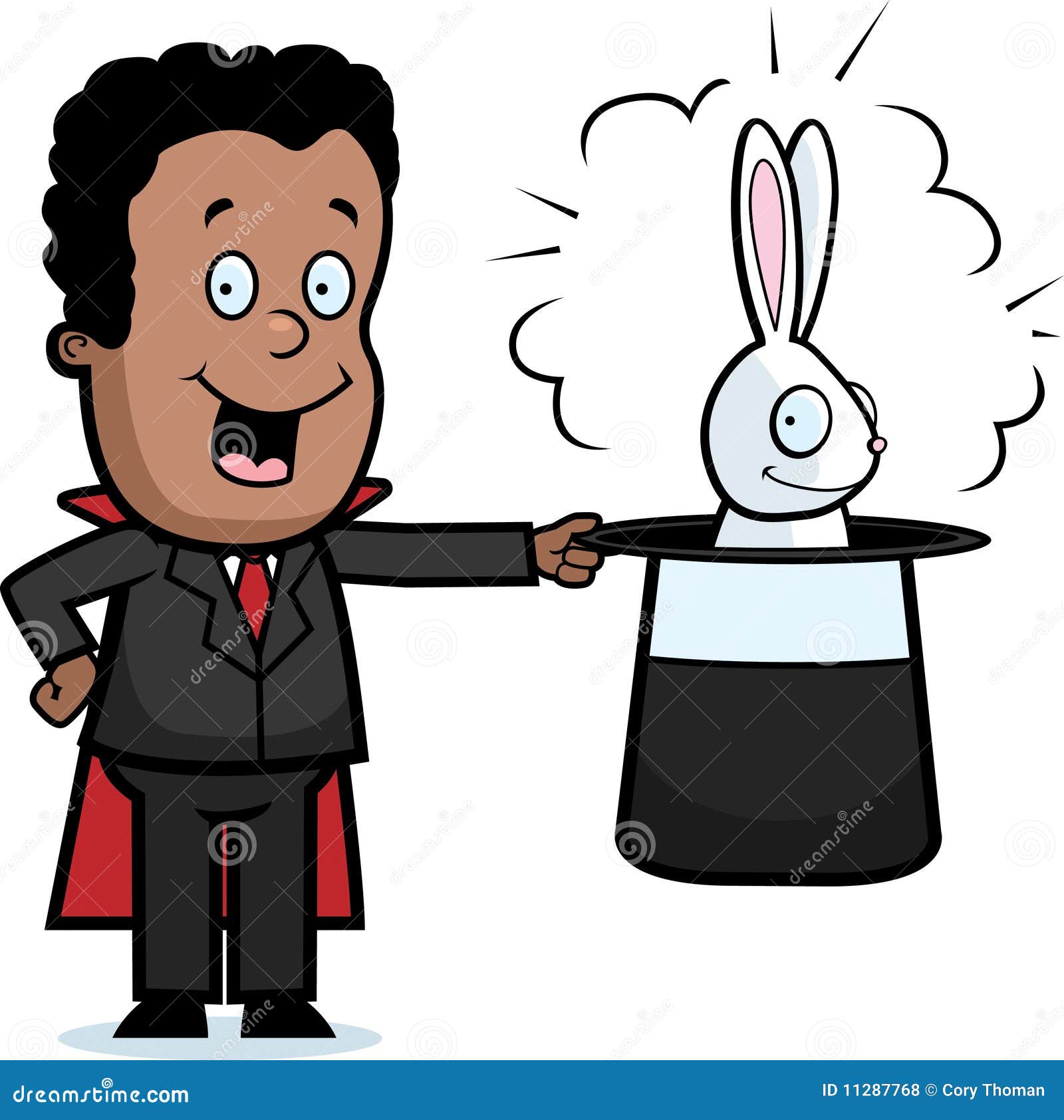 Young Magician stock vector. Illustration of cartoon - 11287768