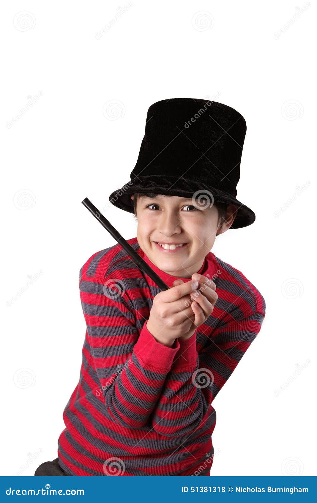 Young magician boy stock photo. Image of funny, tricks - 51381318