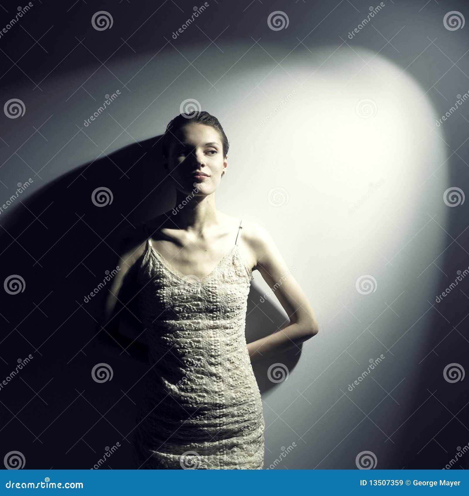 Young magnificent lady stock image. Image of figure, glamour - 13507359