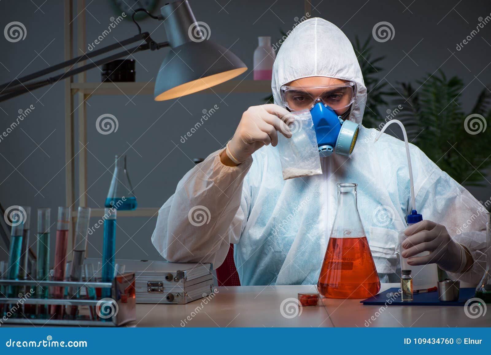 The Young Make Scientist Working with Dangerous Hazardous Substances ...
