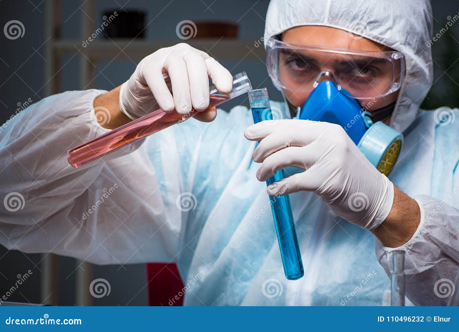 The Young Make Scientist Working with Dangerous Hazardous Substances ...