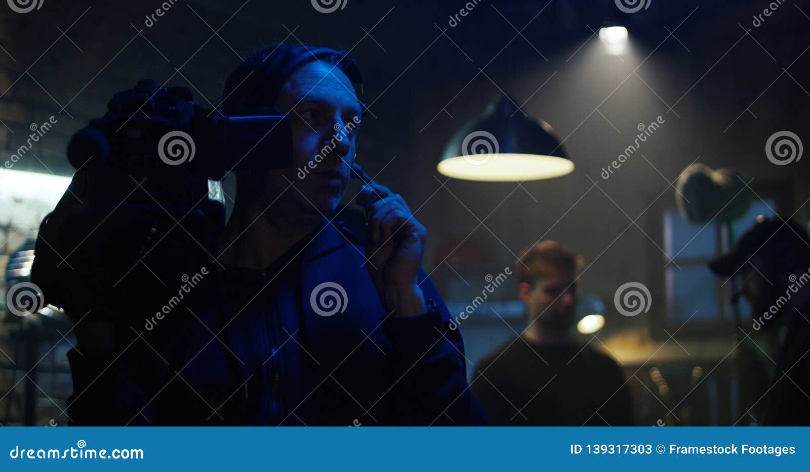 Young Male Actors Doing a Fight Scene Stock Image - Image of digital ...