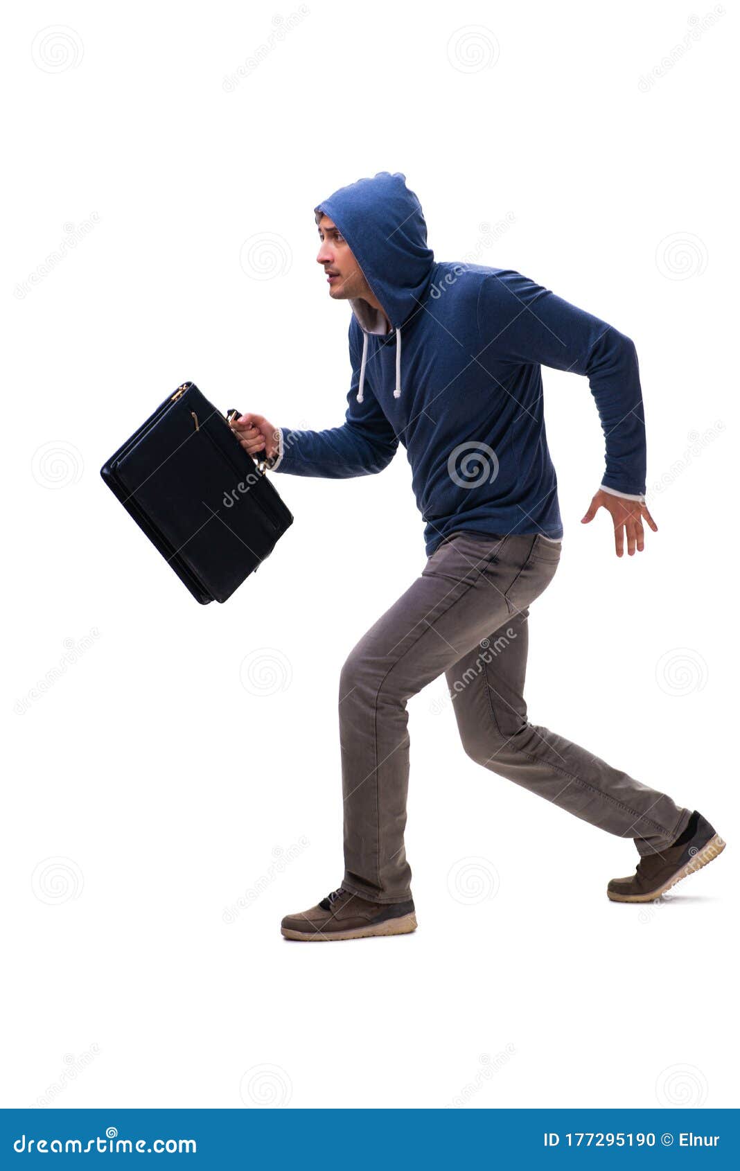 Young male bandit on white stock photo. Image of gang - 177295190