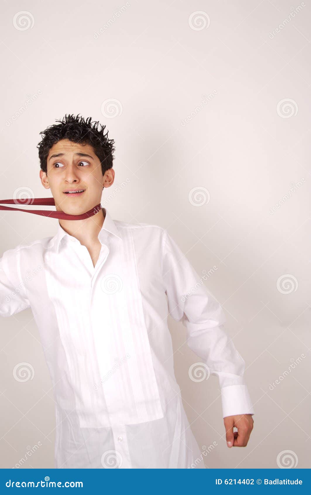 Young Male Being Pulled from the Picture Stock Photo - Image of ...