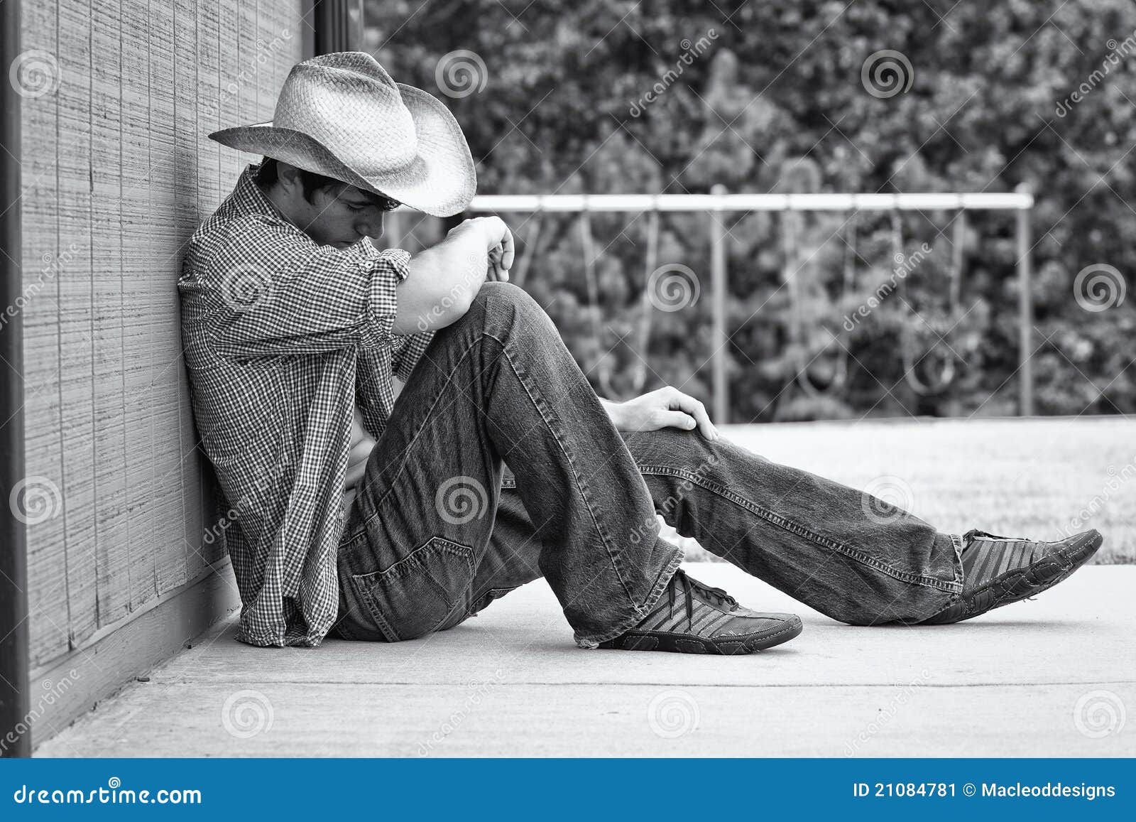 A young male cowboy stock image. Image of country, lasso - 21084781