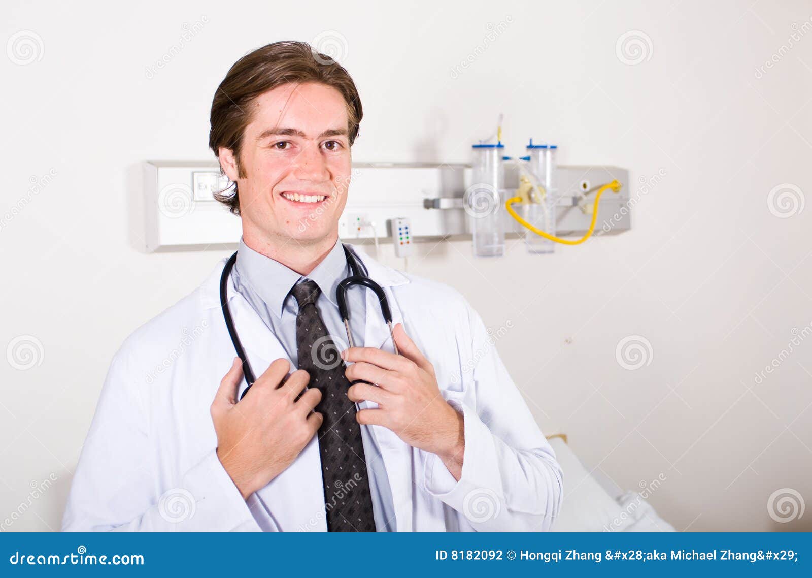 Young male doctor stock photo. Image of care, healthcare - 8182092