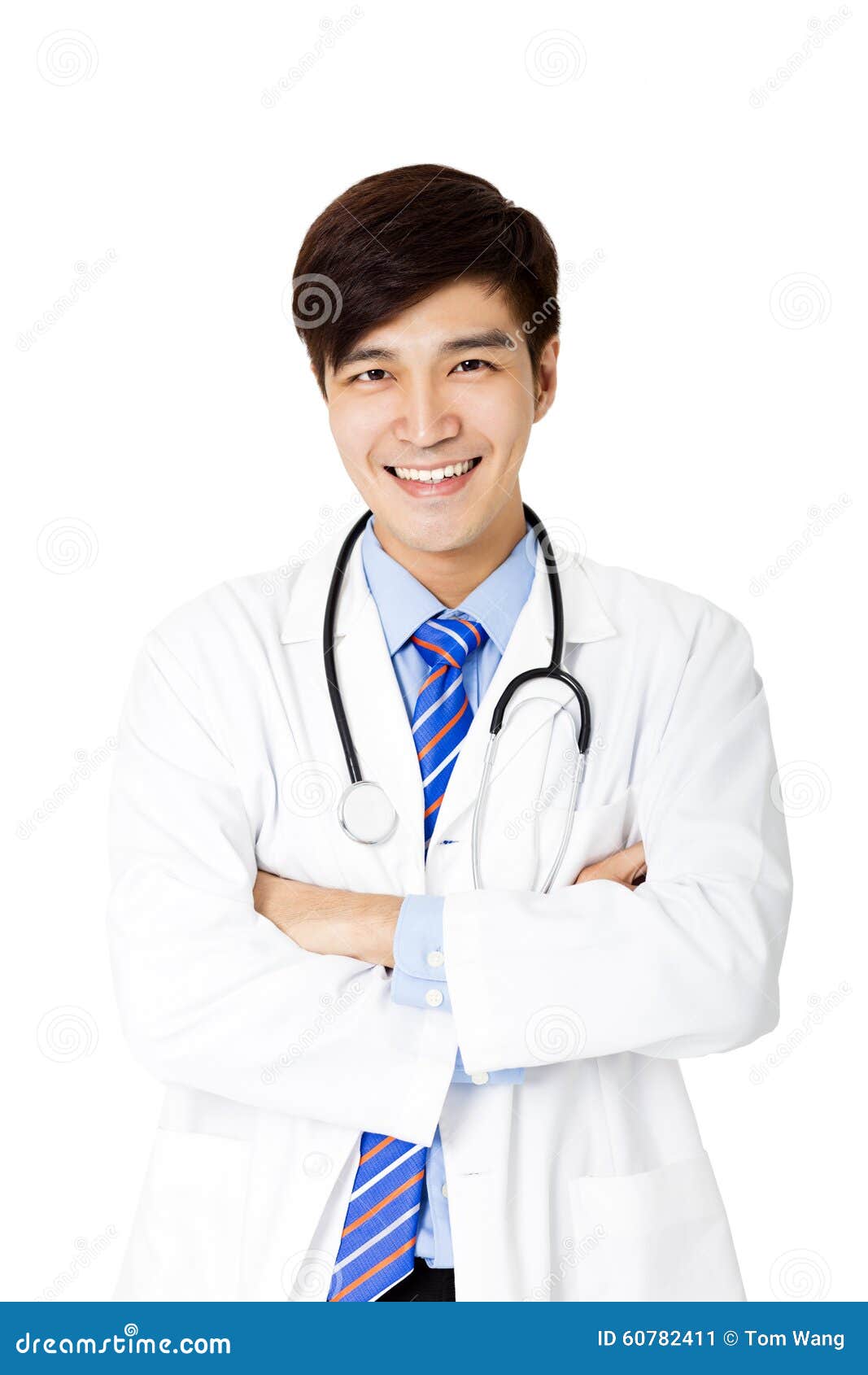 Young Male Doctor Isolated on White Stock Image - Image of tooth ...