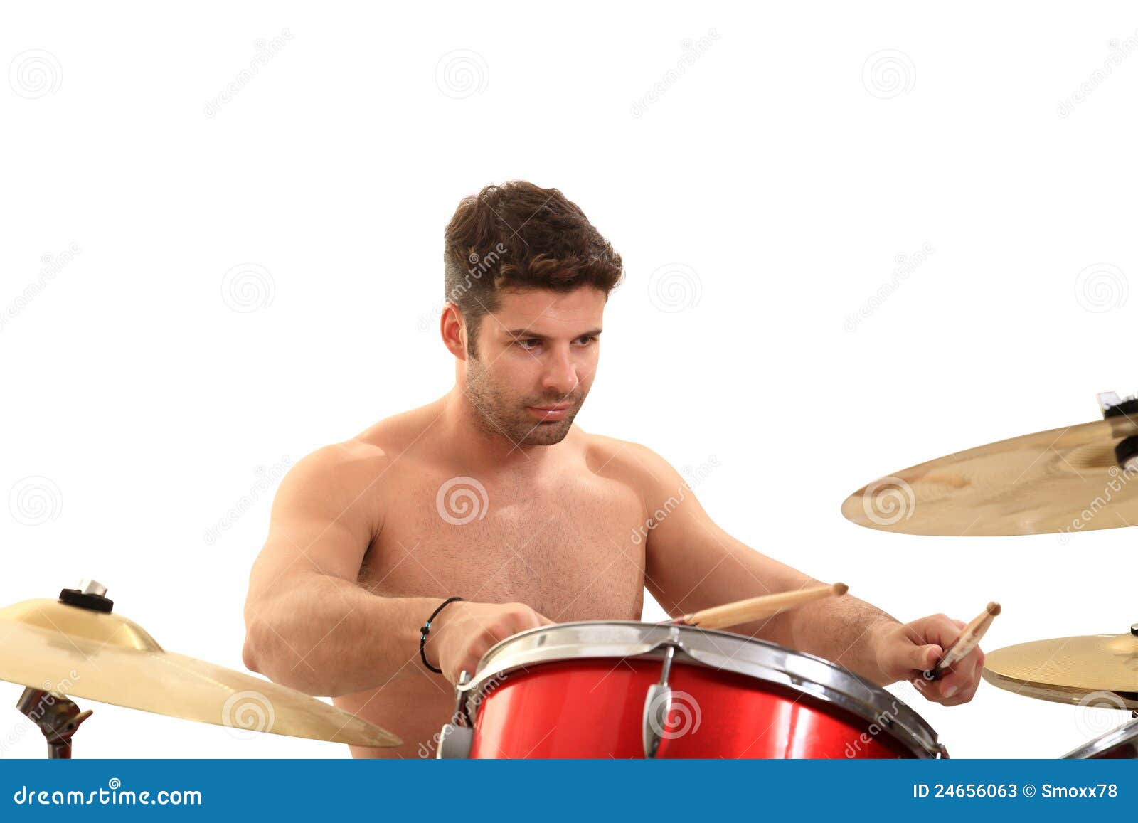 Young Male Drummer Stock Photos - Image: 24656063