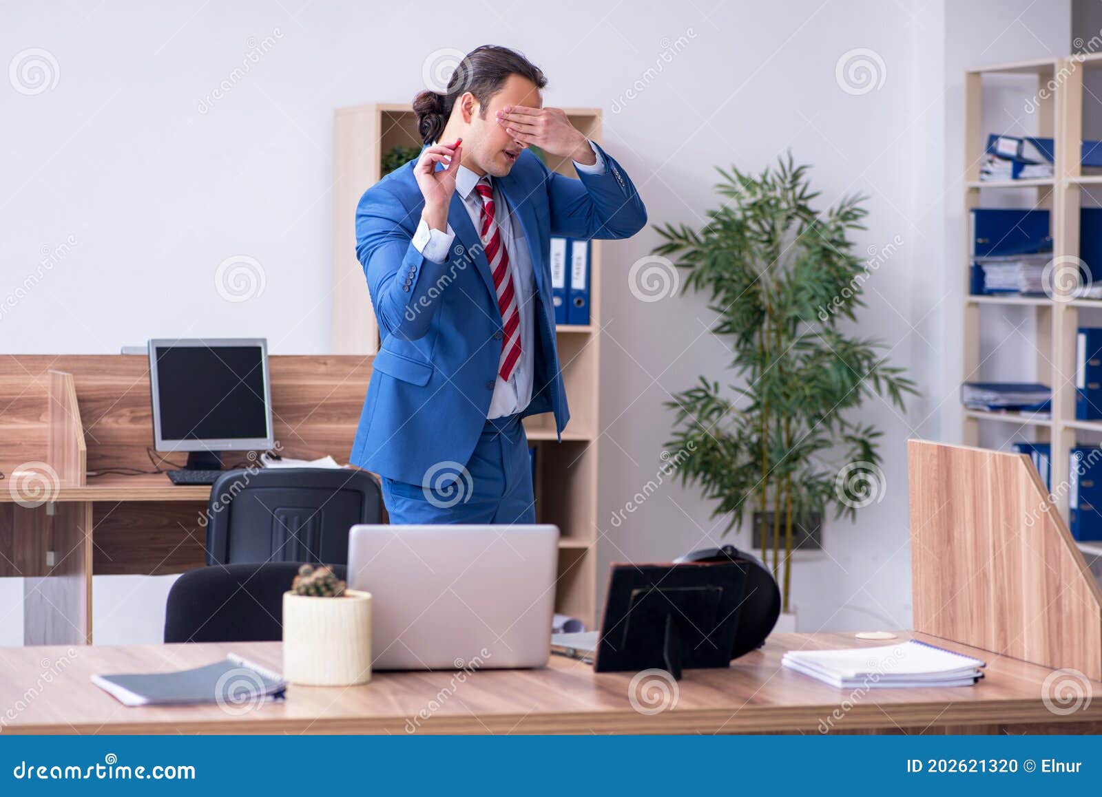 Young Male Employee Playing Darts in the Office Stock Photo - Image of ...