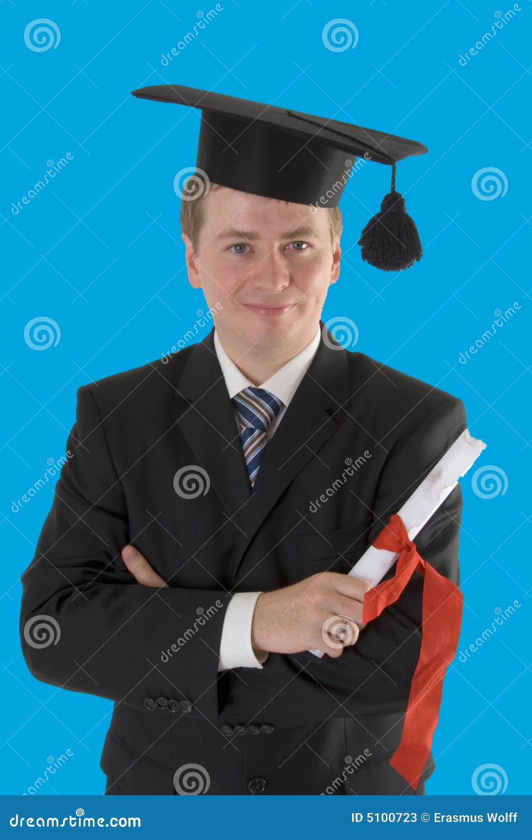 Young male graduate stock image. Image of formal, smiles - 5100723
