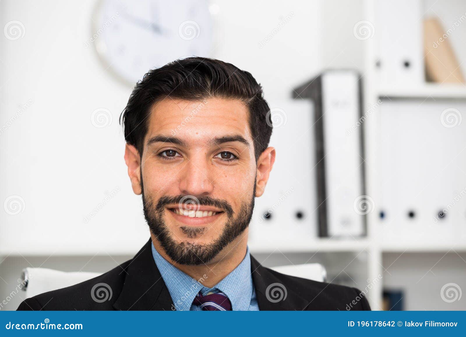 Young Male is Happy at Work Place Stock Photo - Image of person, idea ...