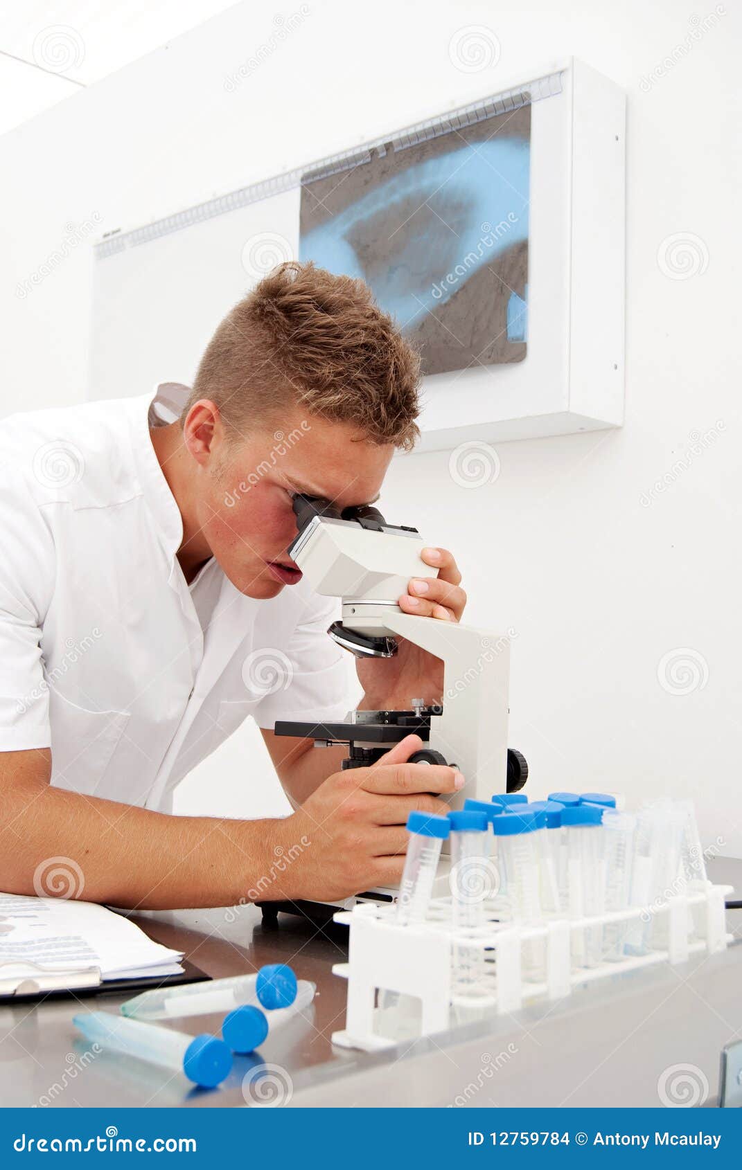 Young Male Lab Technician 04 Stock Photo - Image of science, equipment ...