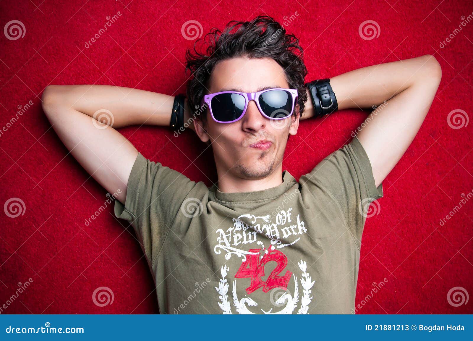 Man Making Strange Face With Crooked Teeth Stock Image | CartoonDealer ...