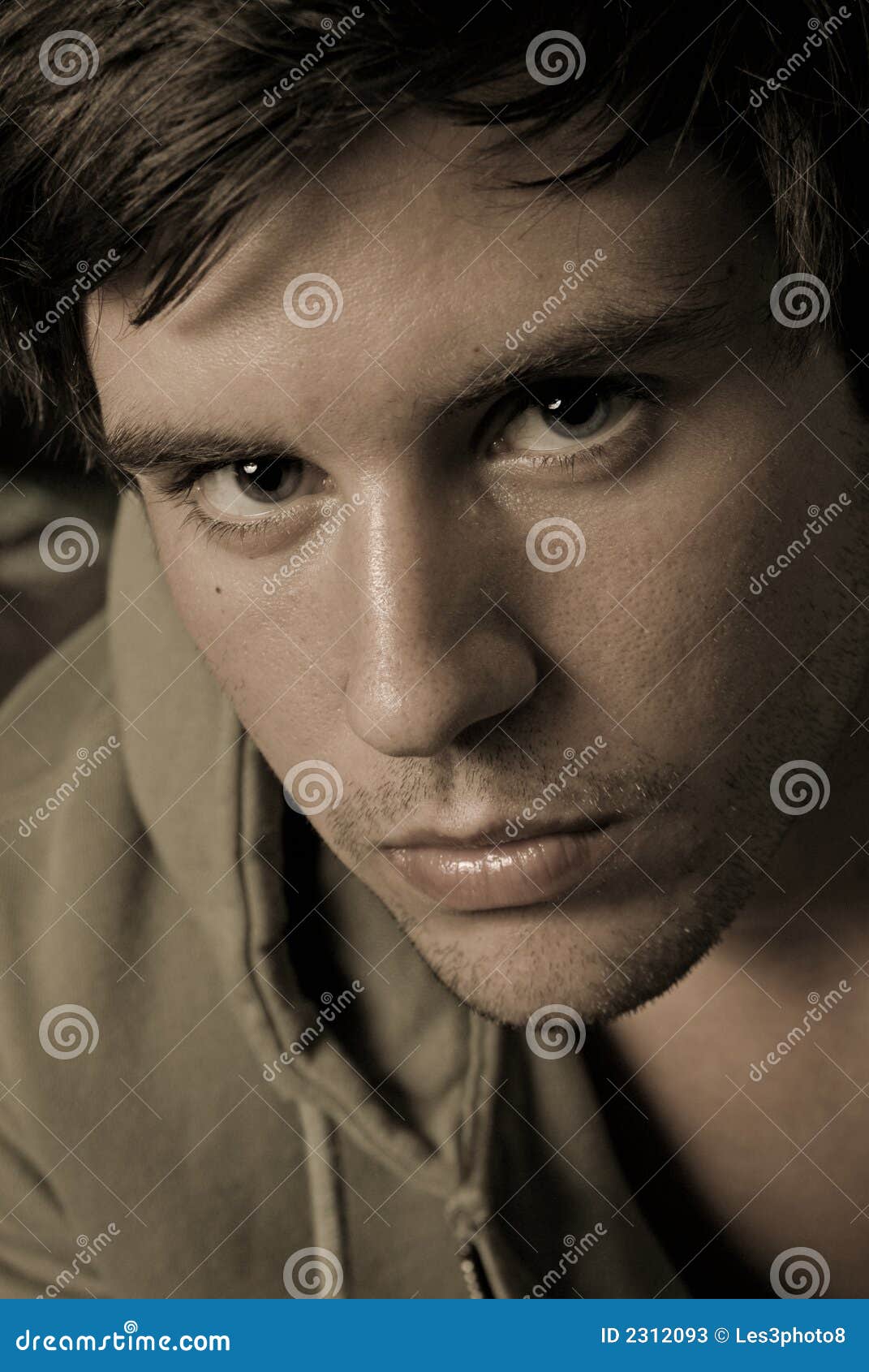 Young male portrait stock image. Image of portrait, scruff - 2312093