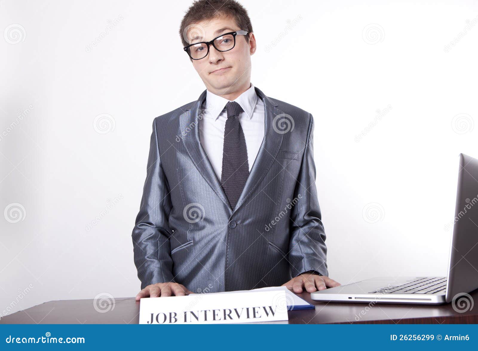 Young male receptionist stock image. Image of agent, attractive - 26256299
