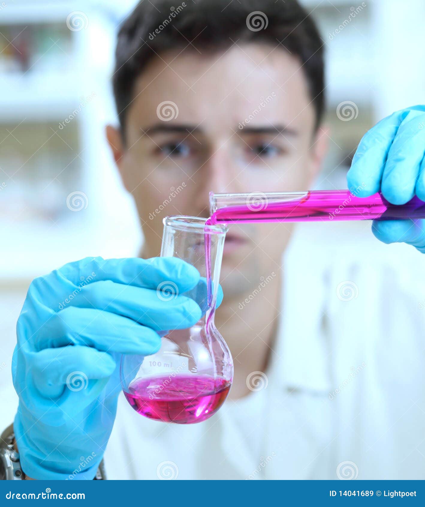 Young male researcher stock image. Image of healthcare - 14041689