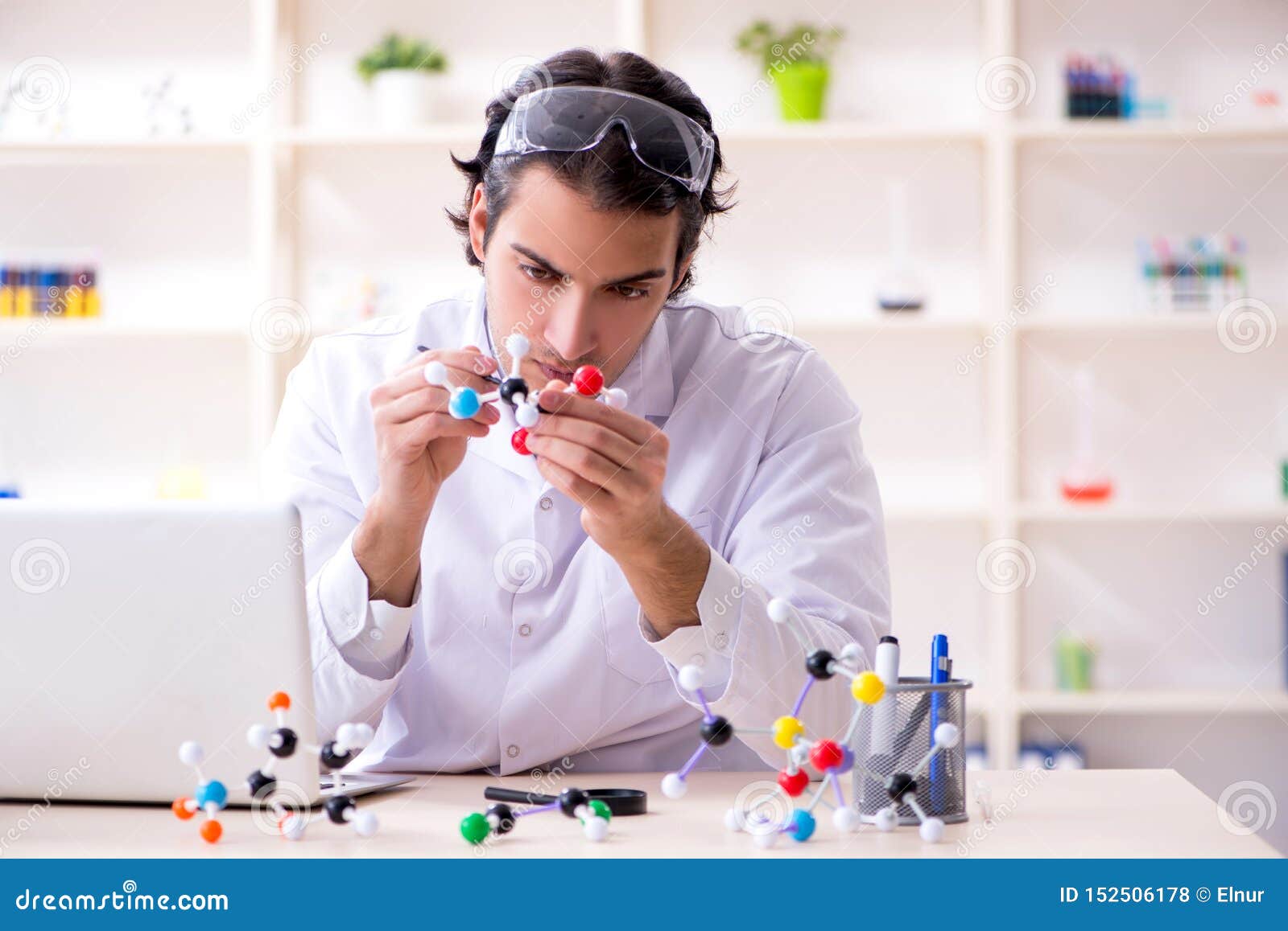 Young Male Scientist Working in the Lab Stock Photo - Image of focused ... Young Male Scientist Working in the Lab Stock Photo - Image of focused ...