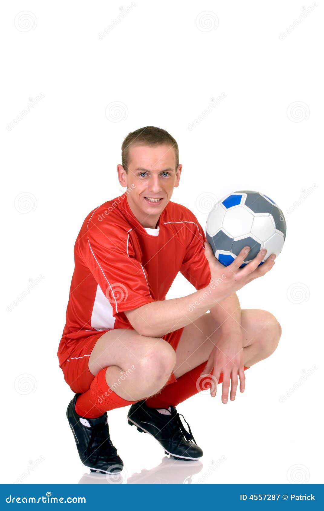 Young male soccer player stock image. Image of sport, surface - 4557287