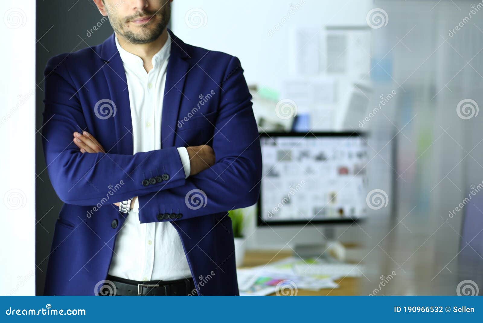 Young Male Software Programmer Testing a New App with 3d Virtual ...