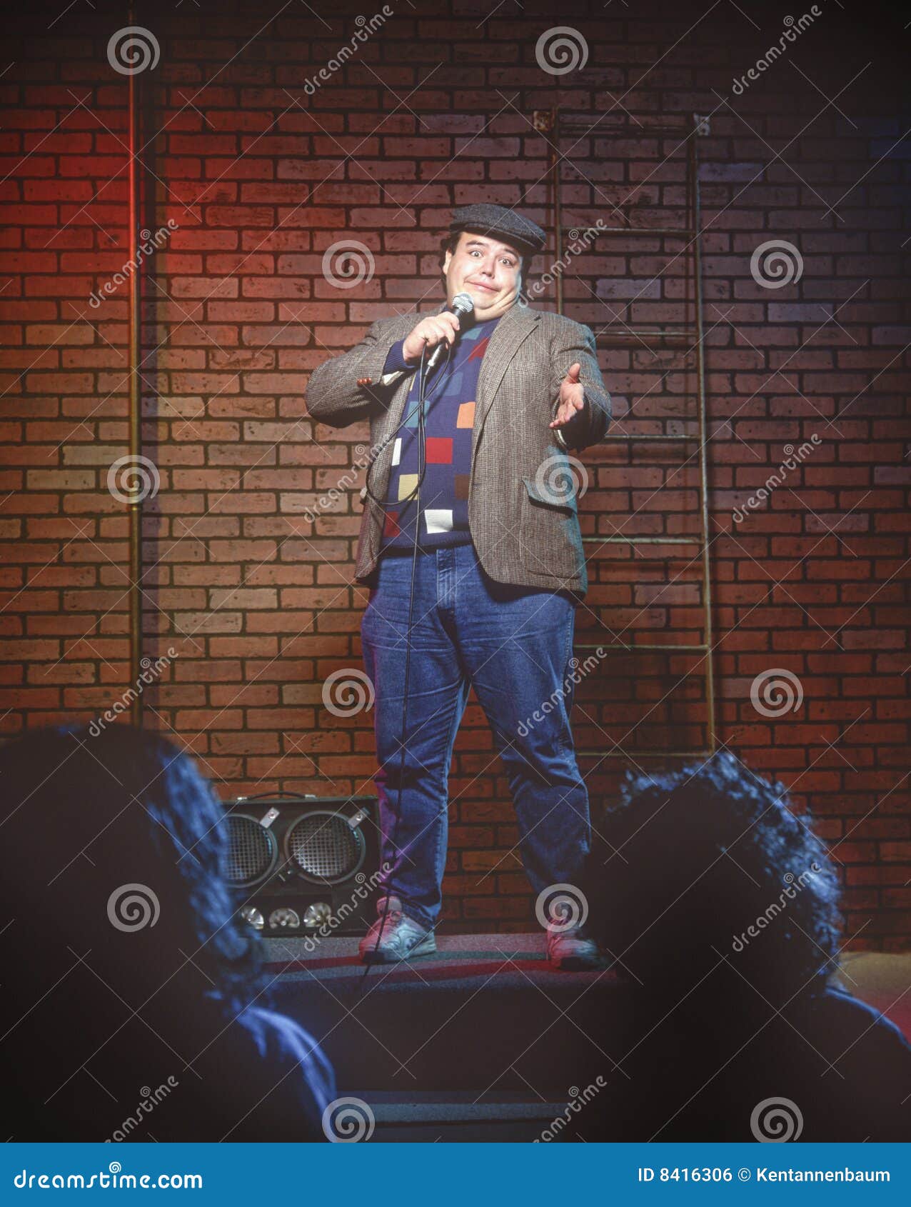 Young Male Standup Comedian Stock Photo - Image of expressions, young ...