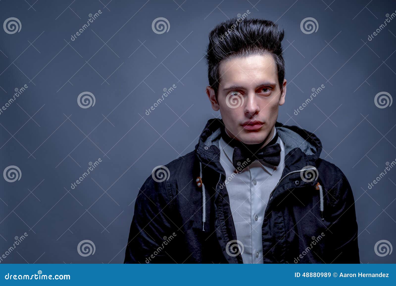 Young Male Strong Facial Features Stock Image - Image of full, american ...