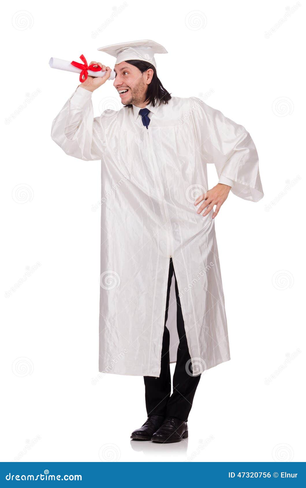 Young Male Student Graduated from High School Stock Photo - Image of ...