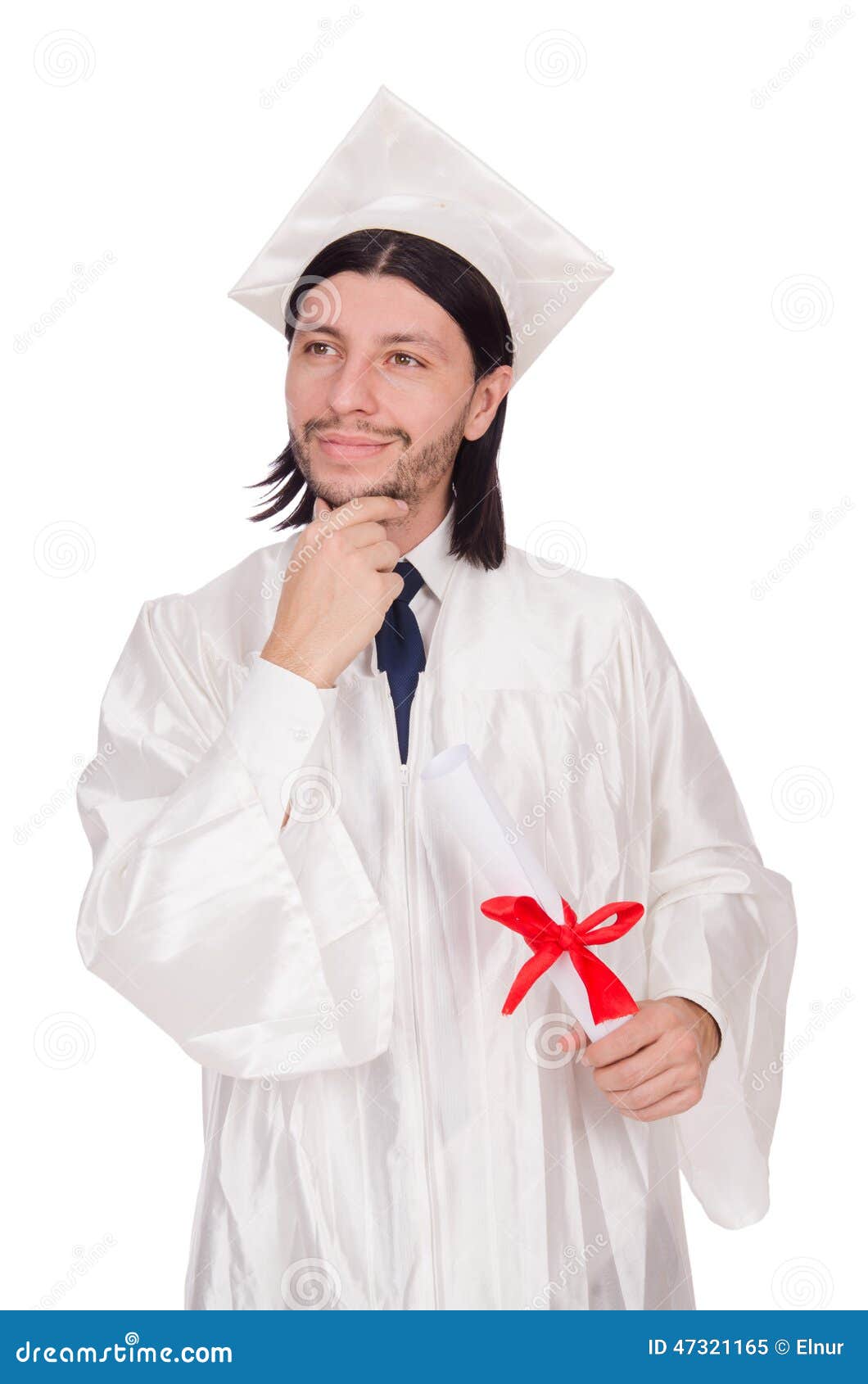Young Male Student Graduated from High School Stock Image - Image of ...